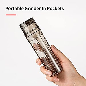 Portable Herb Spice Grinder Cone Rolling Machine Cone Case All-in-One Cone Loader Pre Roll Machine Free for 12 Pre-Roll Cones