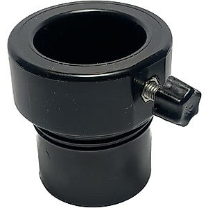 Generic Umbrella Pole Stabilizer Reducer Adapter for Baja Deck Pool Sleeves, Black, 3" Tall