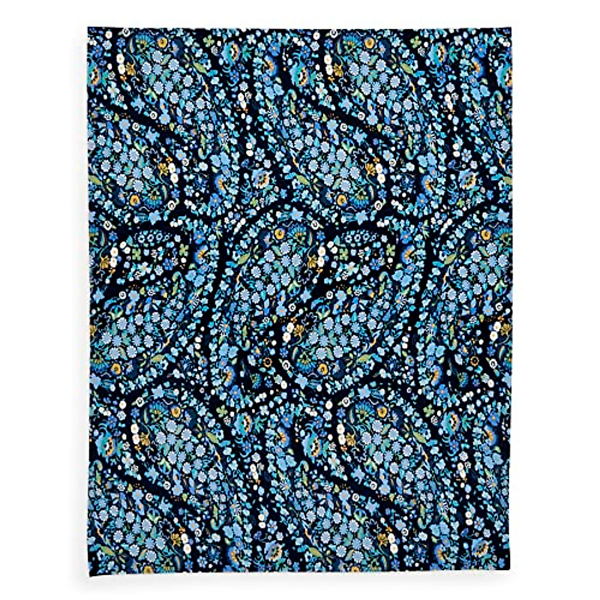 Vera Bradley Women's Packable Fleece Blanket, Dreamer Paisley, One Size