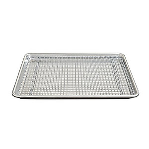 Mrs. Anderson’s Baking Half Sheet Baking and Cooling Rack, 16.5 x 11.75-Inches