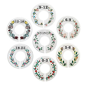 Baby Closet Dividers Baby Closet Size Dividers Baby Clothes Dividers for Baby Clothes Dividers for Closet Organizer/Hangers Dividers