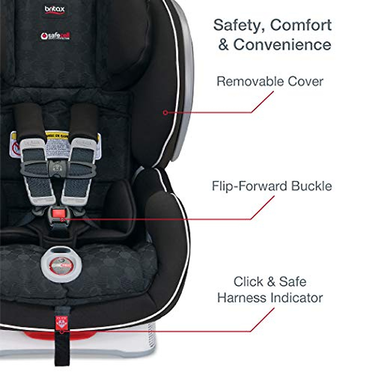 Britax Advocate ClickTight Anti-Rebound Bar Convertible Car Seat, Circa