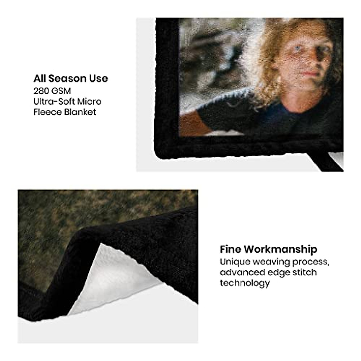 Youltar Boyfriend Gifts Photo Blanket Personalized Christmas Couple Gifts for Him, Unique Birthday Anniversary Wedding Gifts for Boyfriend Girlfriend I Love You Gift Blanket for Couples