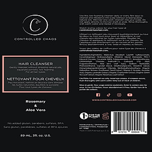 Controlled Chaos Hair Moisturizer for Curly Hair - Paraben & Sulfate Free, Moisturizes & Defines Extra Dry, Curly & Coarse Hair, Leave-in Hair Conditioner - 8 oz