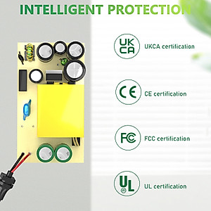 Bouge 15V Norelco One Blade Shaver Charger Compatible with Philips Norelco OneBlade QP6510 QP6520 QP6530 QP6550 (Fits Only) Razor Power Cord, Replacement HQ8505 15V 360mA 5.4W Power Supply Plug