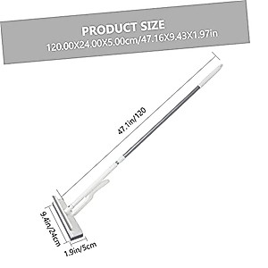 MARMERDO Mini Mop Wooden Floor Cleaner Mop for Wood Floors Window Glass Cleaner Multi- Use Window Squeegee Self Wringing Microfiber Mop Self Wringing Mop Small Mop for Small Spaces The Lazy