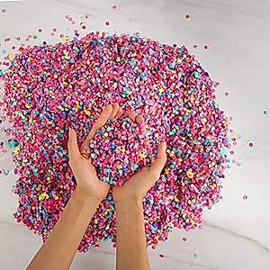 FIVE packs, 82 ft Mexican Party Banners PLUS 250 gr of Multicolor Confetti - Authentic Papel Picado - Handcrafted by Mexican Artisans - Cinco de Mayo decorations