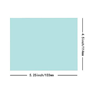 10-PACK Welding Protective Lens Replacement 4.5 X 5.25 inch (114 mm x 133 mm) Transparent Cover Lens Cover