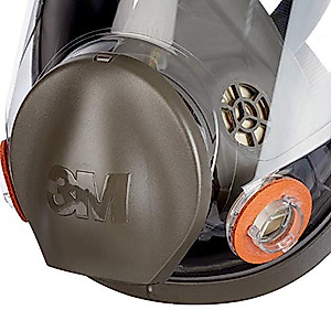 3M 6800 Full Facepiece Reusable Respirator, Medium, Gray