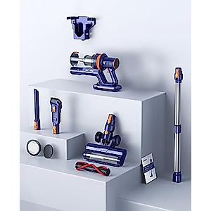 BuTure Cordless Vacuum Cleaner, 33Kpa 400W with Brushless Motor Headlights Stick Vacuum Handheld Wireless Household Vacuum Cleaner for Pet Hair Carpet and Hard Floor