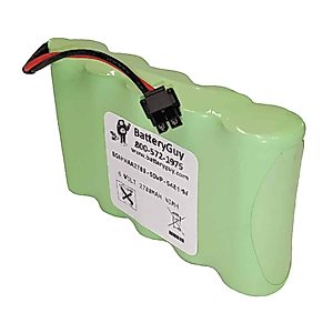 BatteryGuy 6V 2700mAh Nickel Metal Hydride Interlogix Simon XTi Alarm Panel replacement battery - BatteryGuy brand equivalent | BGNMH2700-5DWP-5481MW replacement battery - BatteryGuy brand equivalent (rechargeable)