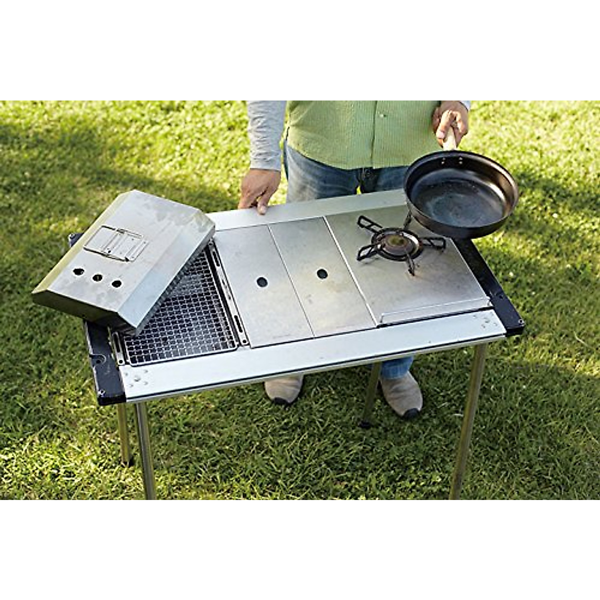 Snow Peak Iron Grill Table 3-Unit Frame