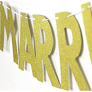 Aihesui Glitter Banner Shes Been Scooped Up Gold Party Banner Holiday Decorations Hanging Garland Perfect for Wedding Birthday Supplies