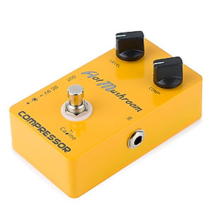 Caline Compressor Acoustic Electric Guitar Effects Pedal True Bypass Orange Hot Mushroom CP-10