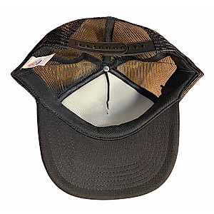 I'm Not A Gynecologist But I'll Take A Look Snapback Trucker Hat for Men or Women, Vintage Fit with Funny Novelty Graphic, Custom Mesh Cap Black