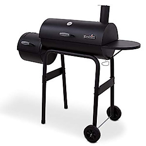 Char-Broil 12201570-A1 American Gourmet Offset Smoker, Black,Standard