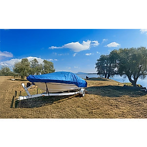 SBU Blue Boat Cover Compatible for Regal 2250 CUDDY/2250 FASTRAC Cuddy 2013, Travel Storage Mooring