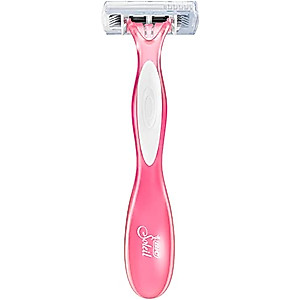 BIC Soleil Simply Smooth Women's Disposable Razors, 3 Blades With Moisture Strip For a Silky Smooth Shave, 8 Piece Razor Set