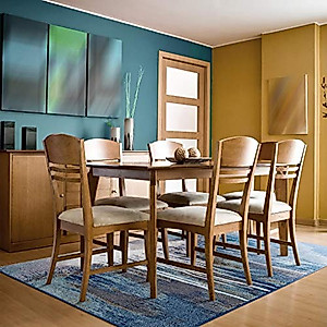 LUXE WEAVERS Beverly Collection Modern Area Rug 1066 Blue 8x10