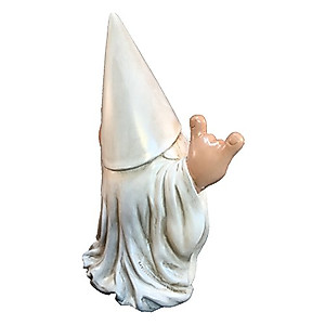 GlitZGlam Rocker Gnome – “George” – This Gnome Will Rock Your Fairy Garden and Garden Gnomes 10 Inches Tall Garden Gnome Figurine