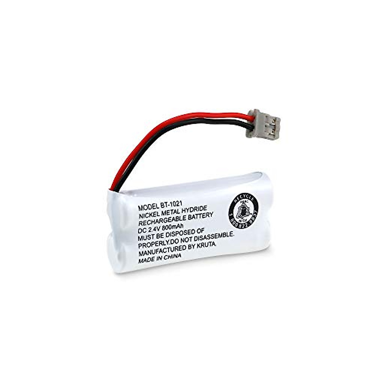 Kruta BT-1021 BBTG0798001 Compatible with Uniden BT-1021 BT1021 BT-1008 BT-1016 BT-1025 2.4V 800mAh Cordless Handset Phone Rechargeable Replacement Battery
