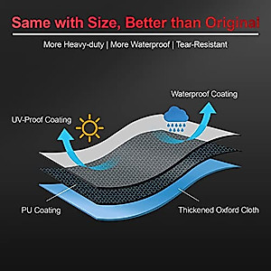 Comnova Grill Cover 72 Inch - 600D BBQ Cover for Outdoor Grill Heavy Duty and Waterproof, Large Barbecue Gas Grill Covers for Weber, Char-Broil, Nexgrill, Monument, Dyna-glo, Brinkmann and More