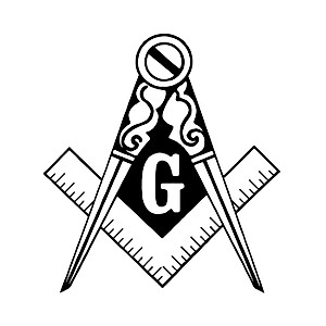 Traditional Square & Compass Masonic Cooking Kitchen Apron - [Royal]