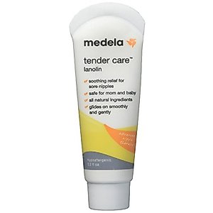 Medela Tender Care Lanolin Soothing Relief for Sore Nipples - 0.3 oz (Pack of 3 Tube)