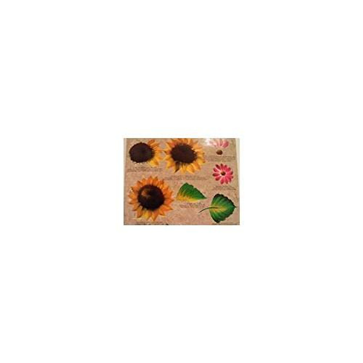 Donna Dewberry n//a Folk Art One Stroke Reusable Teaching Guide-Sunflower