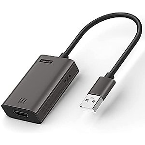 USB to HDMI Adapter Compatible MacBook Pro/Air/Mini , HD 1080P HDMI USB Cable Adapter, HDMI USB Mac Adapter, Compatible with MacBook M1 / Windows 10/8/7 (Incompatible with Linux, Unix, Vista).