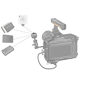 SmallRig Quick Release Plate with 1/4" Screw, HawkLock Quick Release Top Plate for Stabilizer, Action Camera, Monitor, LED Light, QR Top Plate for SmallRig HawkLock Quick Release System - 3730B