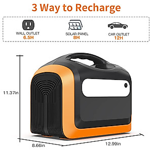 OUPES 1200W Portable Power Station, Solar Generator 992Wh LiFePO4 Battery Backup Solar Powered Generators Quick Charge Pure Sine Wave 110V AC Outlet Powerbank for Home Use Camping Outdoors Travel