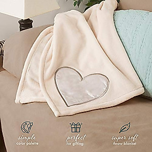 Pavilion Gift Company 19503 Comfort Blanket - Love You Grandma Thick Warm 320 GSM Royal Plush Throw Blanket