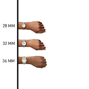 Emporio Armani Women's Silver Stainless Steel Bracelet Watch and Jewelry Gift Set (Model: AR80023)