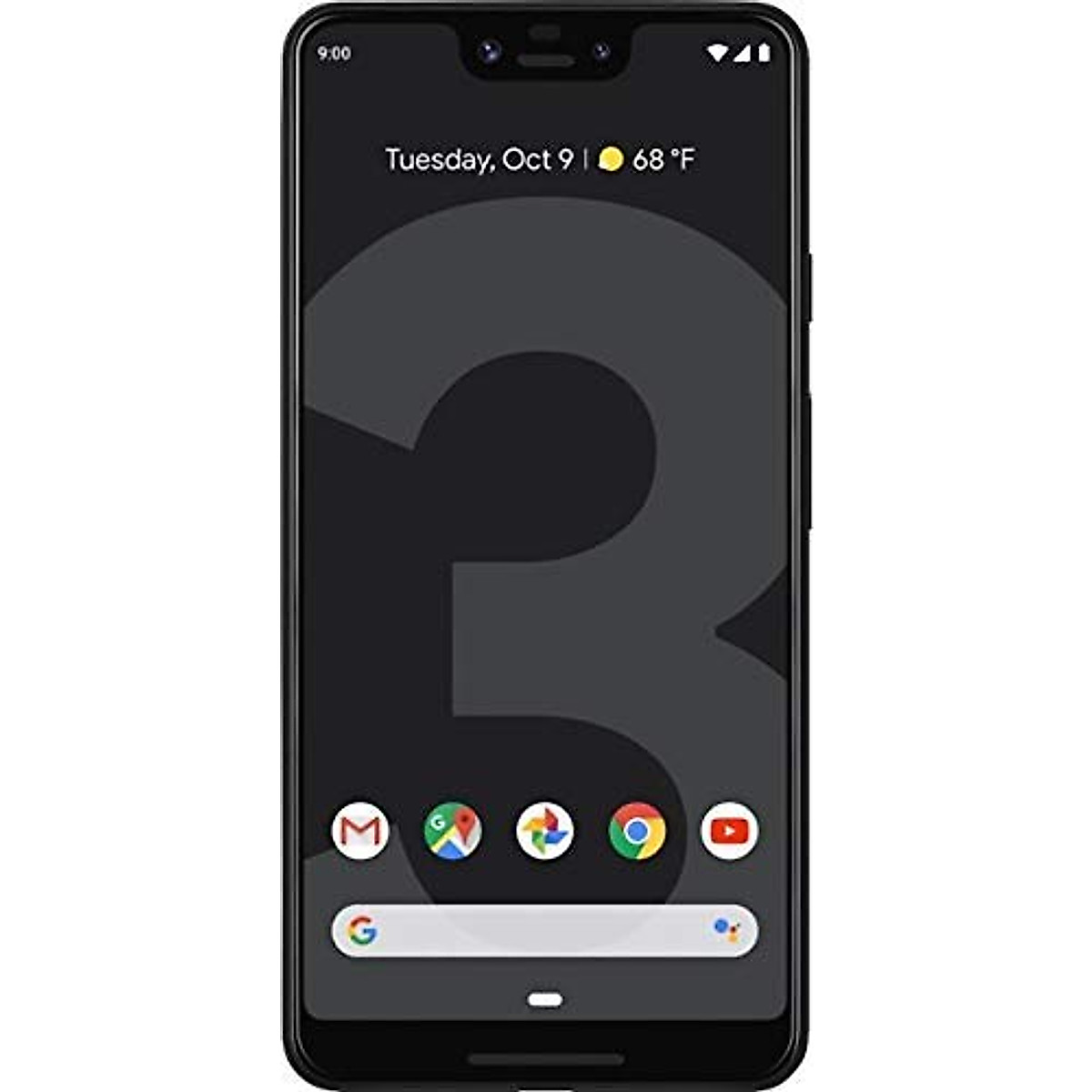 Google Pixel 3 XL Unlocked GSM/CDMA G013A Sim Free Version Direct from Google - US Warranty (Black, 64GB) (Renewed)