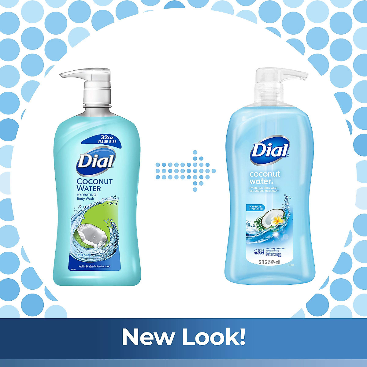 Dial Body Wash, Refresh & Renew Coconut Water, 32 fl oz