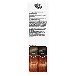 Clairol Color Gloss Up Temporary Hair Dye, Terra Copper Hair Color, Pack of 1 (Packaging may vary)