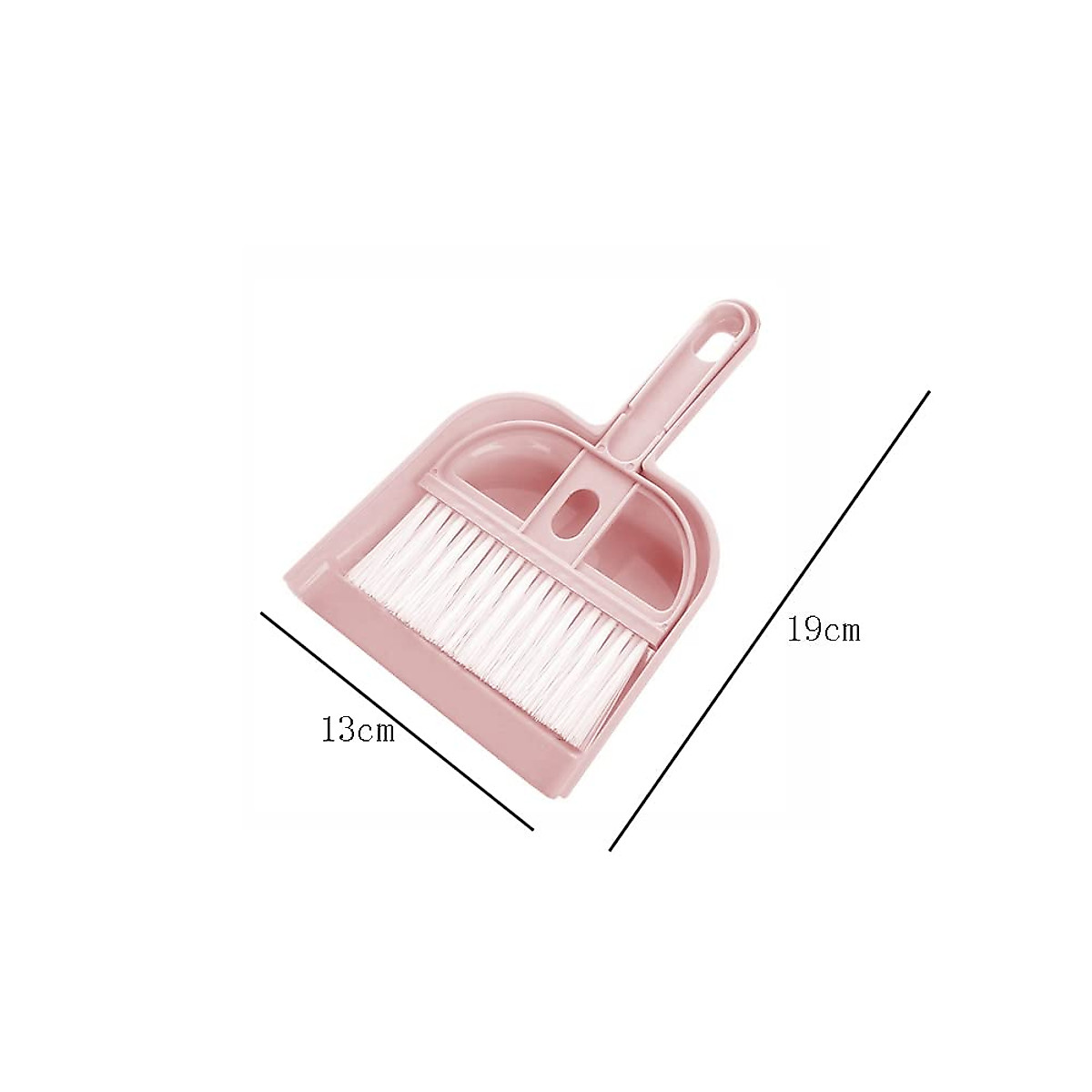 1 Set Mini Broom and Dustpan Set Small Dustpan and Brush Set Mini Hand Held Broom and Dustpan Set Dust Pan and Brush Set Small Dust Pans with Brush Set, Pink