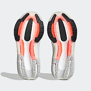 adidas Women’s Ultraboost Light Running Shoes (Ultraboost 23), White/Black/Solar Red, 9.5