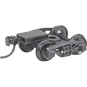 Kadee 502 HO-Scale Bettendorf Truck & Coupler (2) 33" Smooth Back Wheel