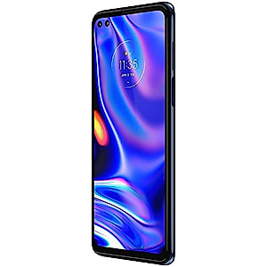 Motorola One 5G Android Unlocked 4GB RAM 128GB 48MP Camera Quad Rear Camera Blue XT2075-2 (Renewed)