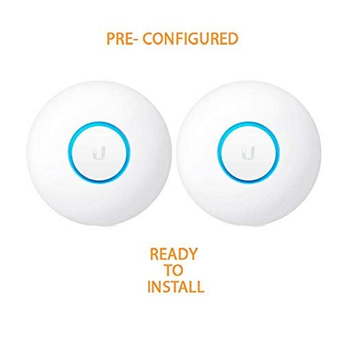 UniFi nanoHD Access Point 2 Units PRE-CONFIGURED UAP-NanoHD 11ac Wave2 1730Mbps