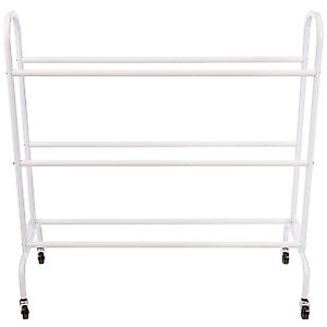 Ball Cart Wide Base (12 Balls), Color-White