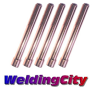 WeldingCity 5-pk Collet 10N23 (1/16") for TIG Welding Torch 17, 18 and 26 Series from Lincoln Miller ESAB Weldcraft CK