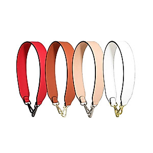 Reason Charm Purse Straps Replacement PU Leather Handbags Strap Shoulder Bag Straps Phone Pendant (Brown)