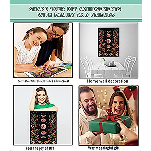 Diamond Painting Kits for Adults and Kids,The Moon and Flowers Under The Stars 5D DIY Diamond Painting 12x16Inch