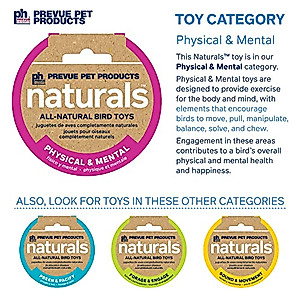 Prevue Pet Products Naturals Physical & Mental Munch 'n' Crunch Bird Toy 62822