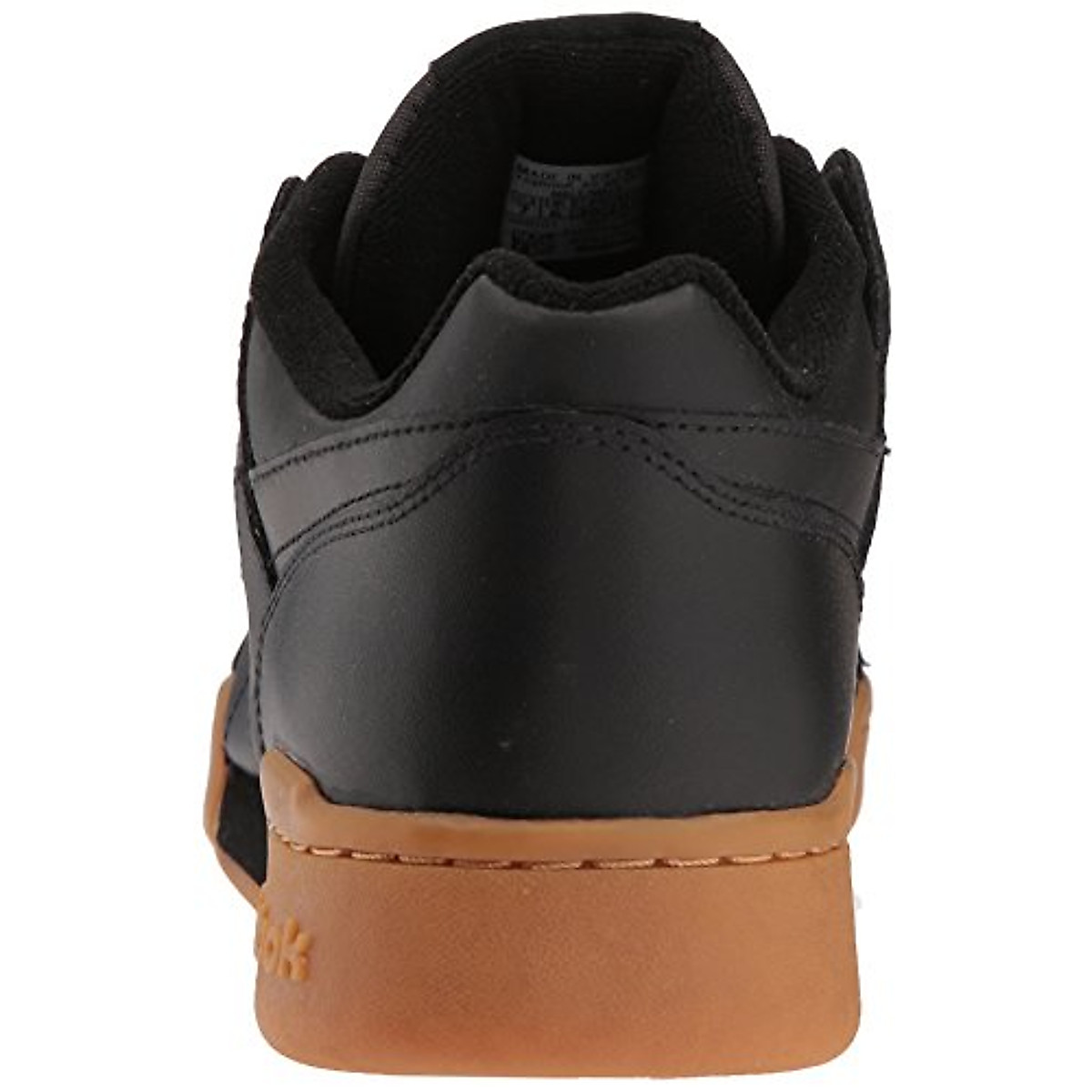 Reebok Men Workout Plus Sneaker, Black/Carbon/Classic red, 10.5