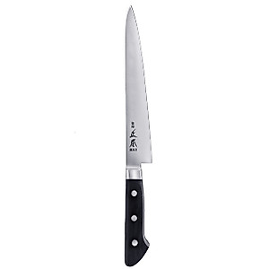 MASAMOTO VG Japanese Petty Knife 6" (150mm) Professional Kitchen Small Utility Knife, Ultra Sharp Japanese Stainless Steel Blade, Duracon Handle, Made in JAPAN
