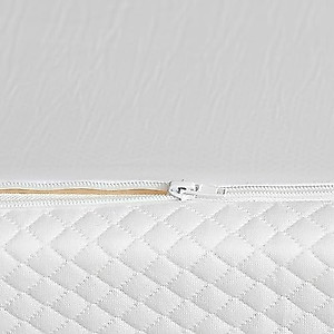 Furinno Tidur Cooling Gel Memory Foam Mattress, 8 Inch, King, White